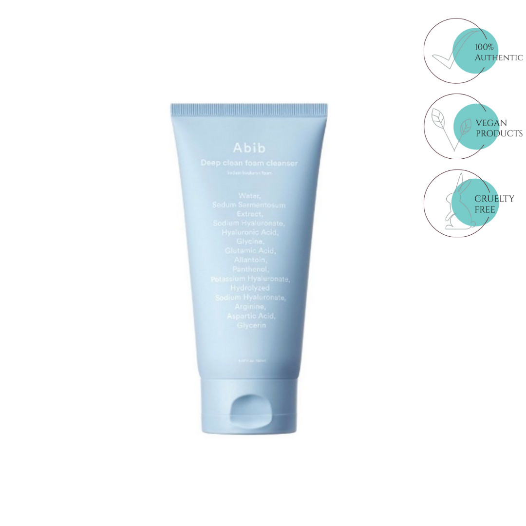 ABIB - Deep Clean Foam Cleanser Sedum Hyaluron Foam - 150ml – Glowkor