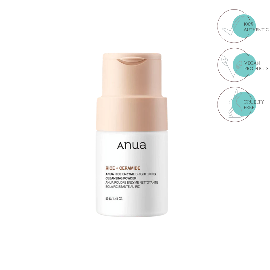 ANUA - Rice Enzyme Brightening Cleansing Powder - 40g – Glowkor
